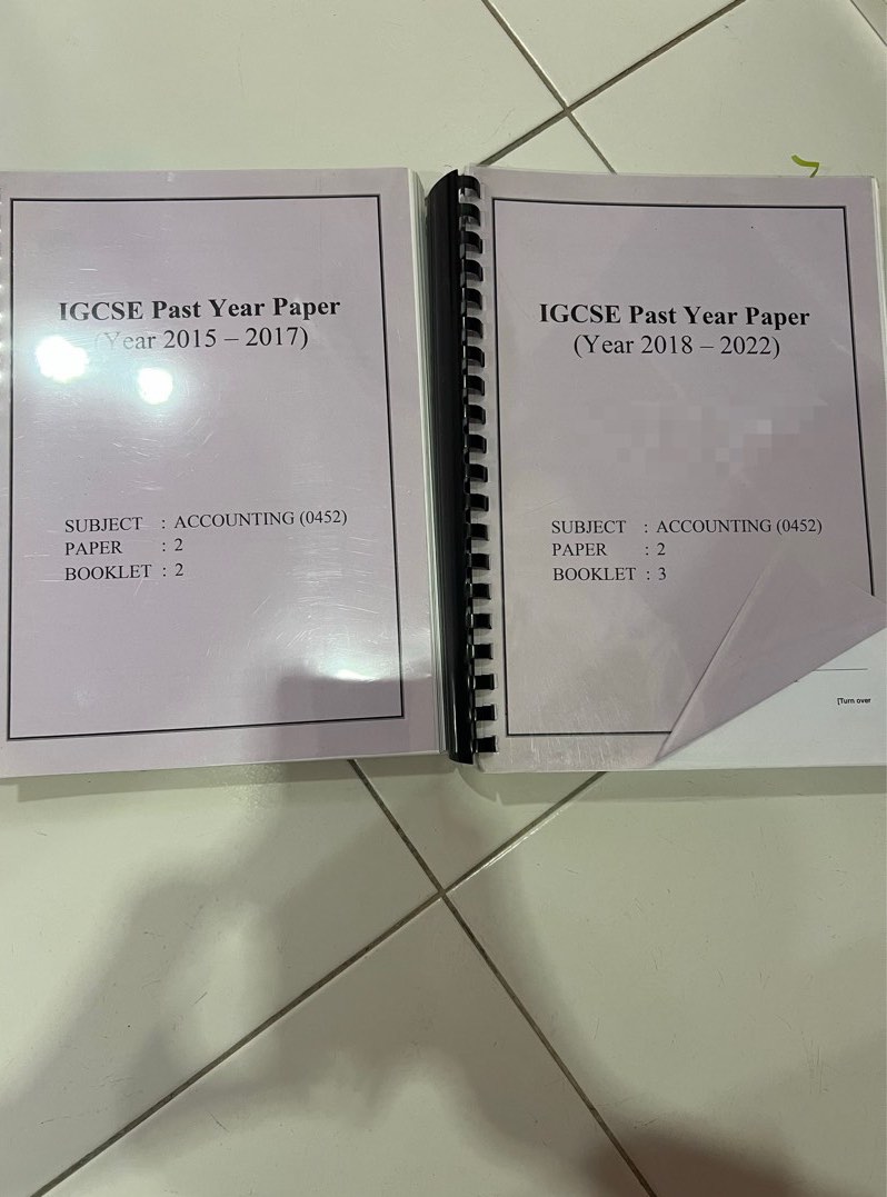 IGCSE math /accounting /computer science /physics/chemistry past.year ...