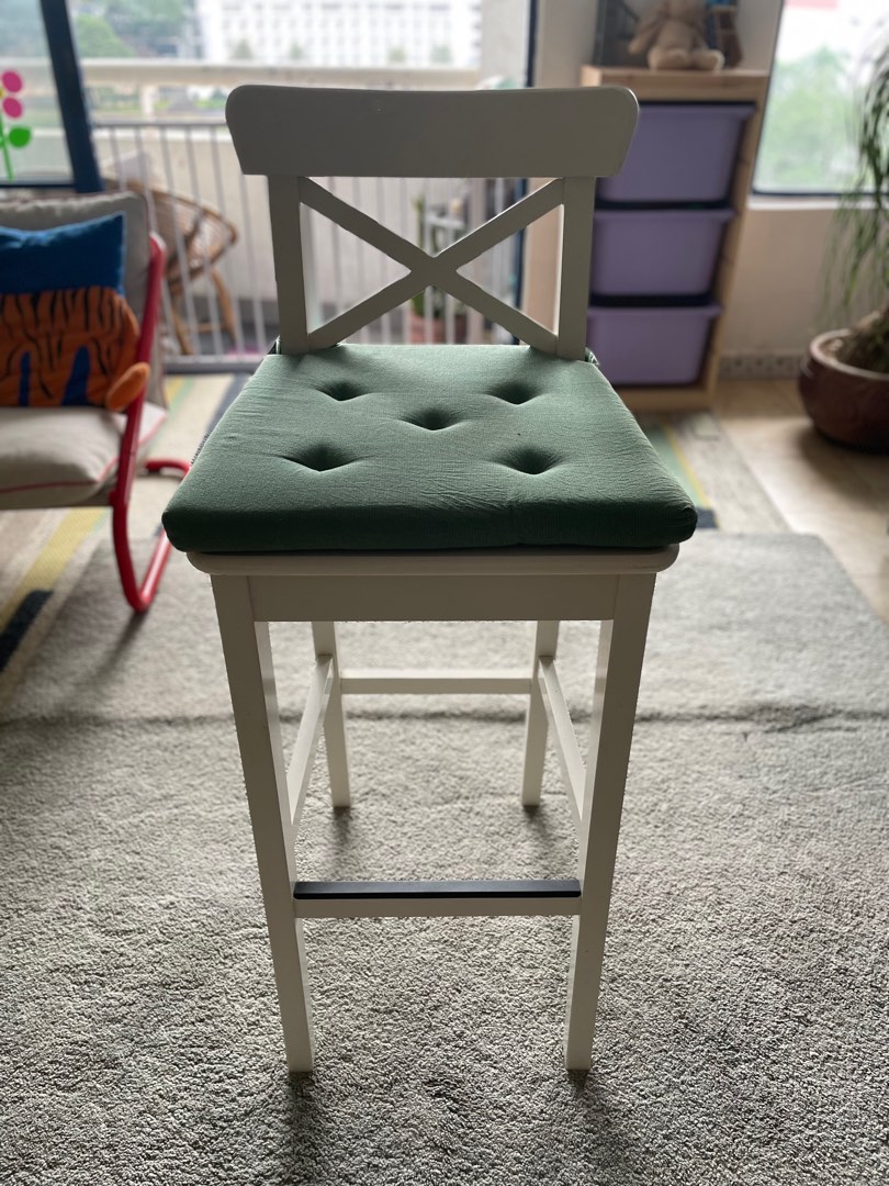 IKEA in golf 74cm bar chair/stool (4 for 600), Furniture & Home Living ...