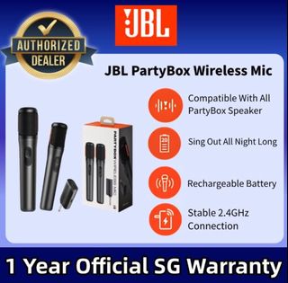 JBL Party Box Encore 2 Portable Speaker with 2 wireless microphone ...