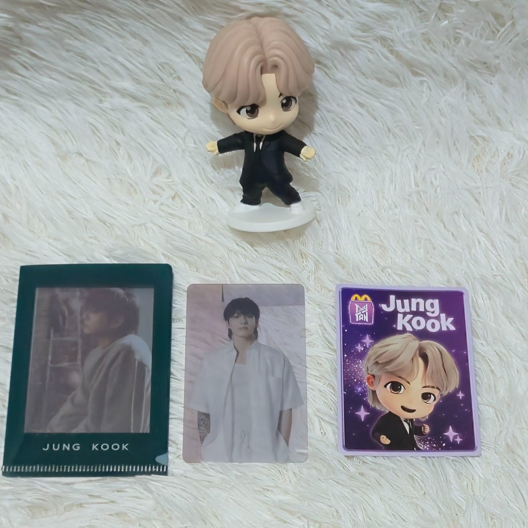 JK TinyTan Mcdo Figure and Golden PVC PCs and Holder, Hobbies & Toys ...