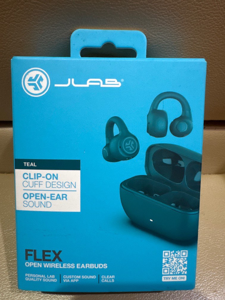JLab Flex Open-Ear Clip-On Wireless Earbuds, Audio, Earphones on Carousell