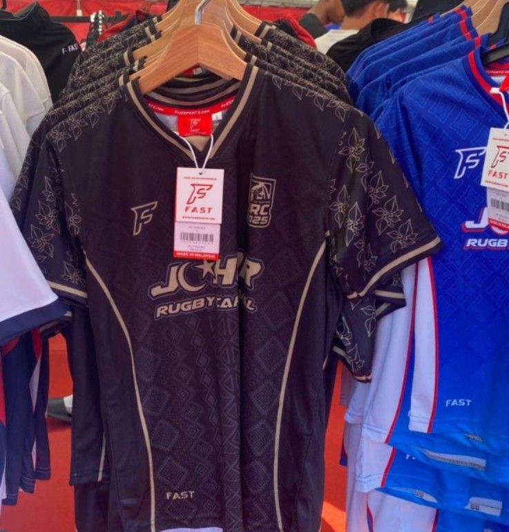 Johor Ragbi Carnival (JRC) merch 2025.baju ragbi jrc (hitam,faizsport ...