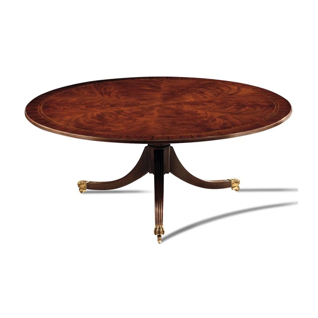 KADEN I Modern Lux Cocktail I Mahogany wood I Coffee Table I Round ...