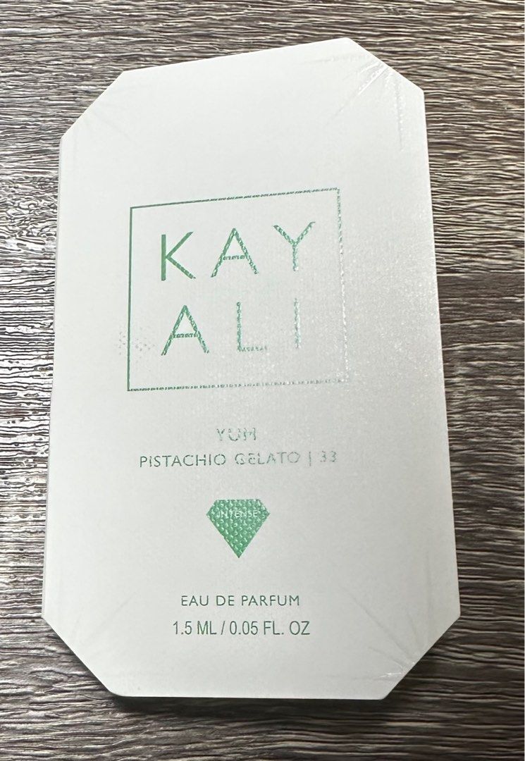 Kayali Yum Pistachio Gelato 33 Eau de Parfum Sample, Beauty & Personal ...