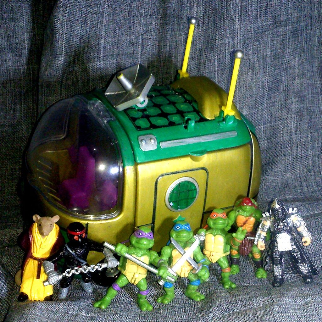 KO Mini Teenage Mutant Ninja Turtles Party Wagon Playset TMNT Shredder ...