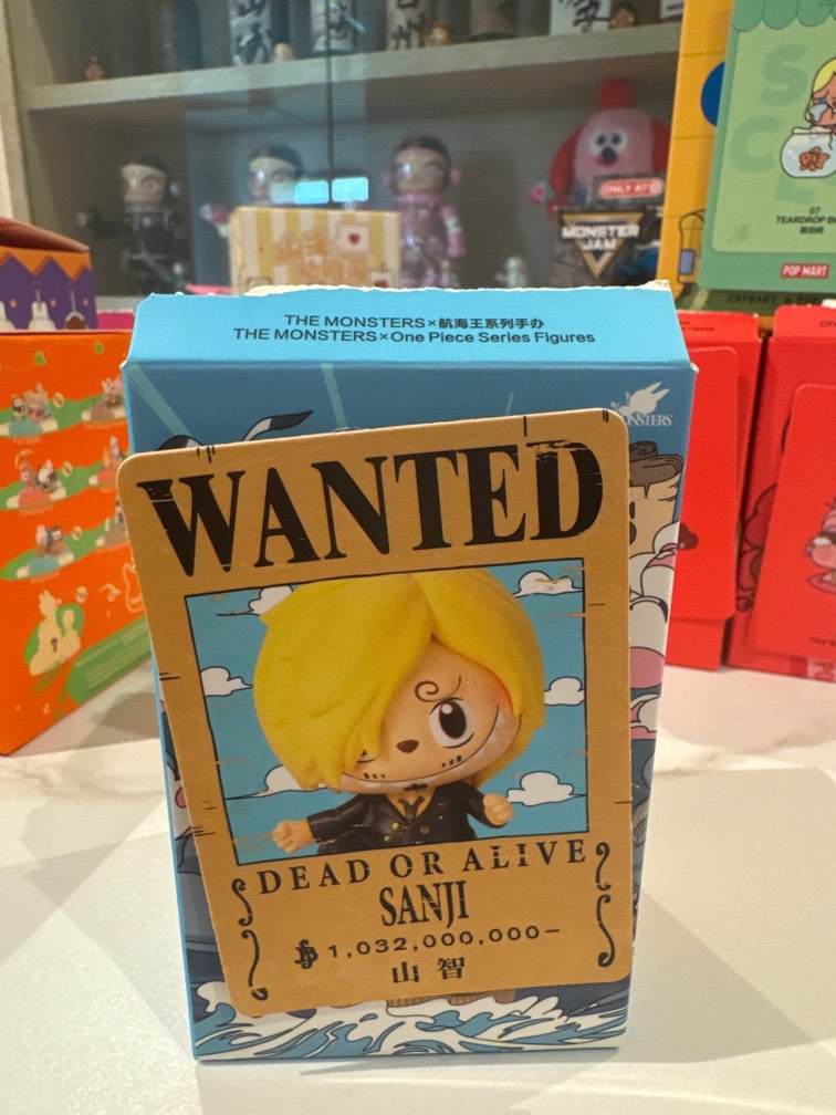 Labubu One Piece Sanji, Hobbies & Toys, Toys & Games on Carousell