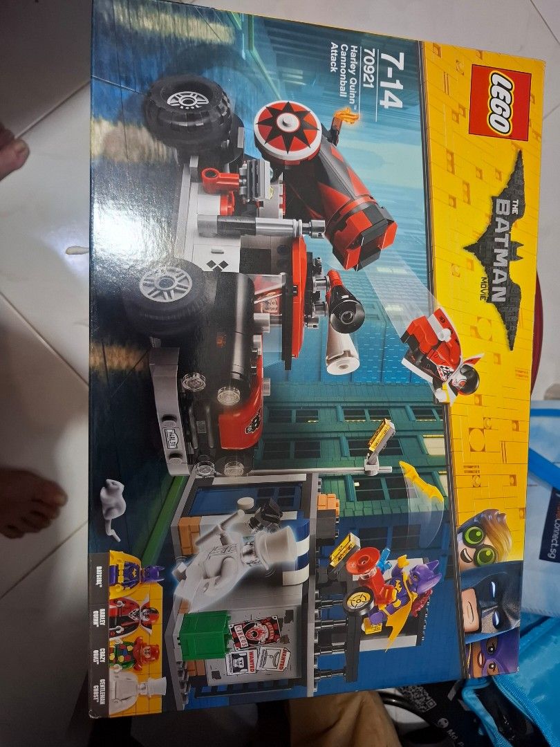LEGO The Batman Movie Harley Quinn Cannonball Attack 70921, Hobbies ...