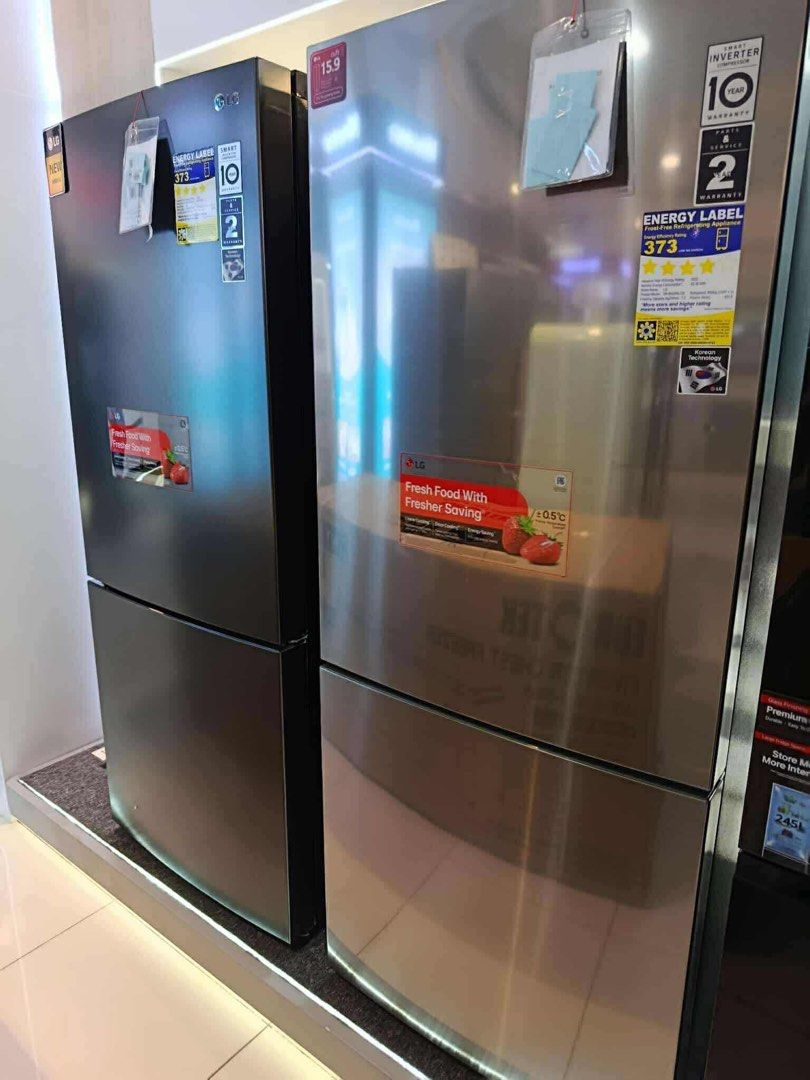 LG BOTTOM FREEZER INVERTER REFRIGERATOR, TV & Home Appliances, Kitchen ...