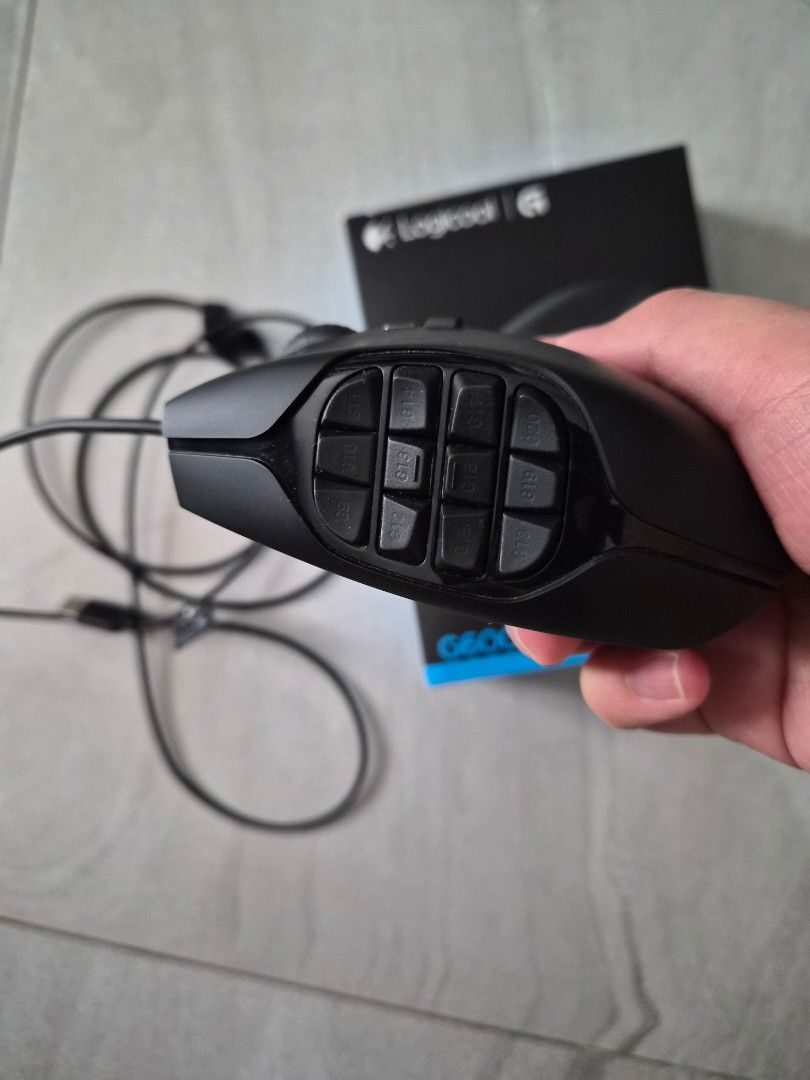 Logitech (Logicool) G600 MMO Gaming Mouse - Black, Computers & Tech ...
