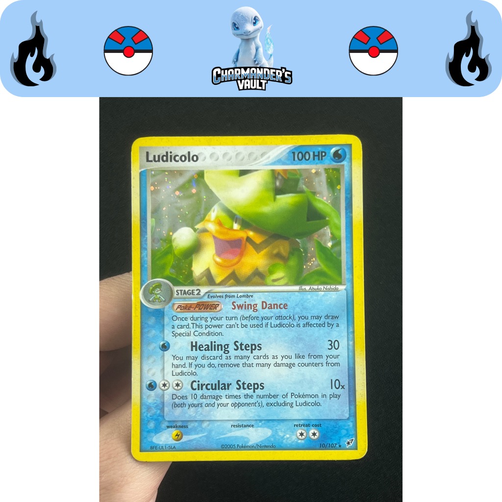 Ludicolo #010/107 EX Deoxys Vintage 2005 Pokémon TCG, Hobbies & Toys ...