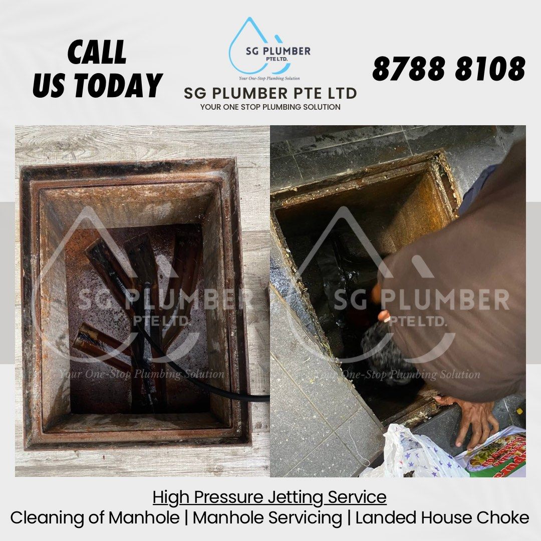 Manhole Servicing, High Pressure Jetting Service, Toilet Bowl Choke ...