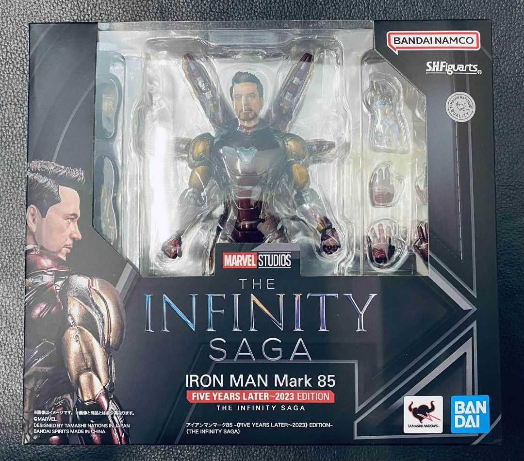 Marvel Avengers SHF SHFiguarts~Iron Man Mark 85 Five Years Later~2023 Edition (全新行版), 興趣及遊戲, 玩具 ...