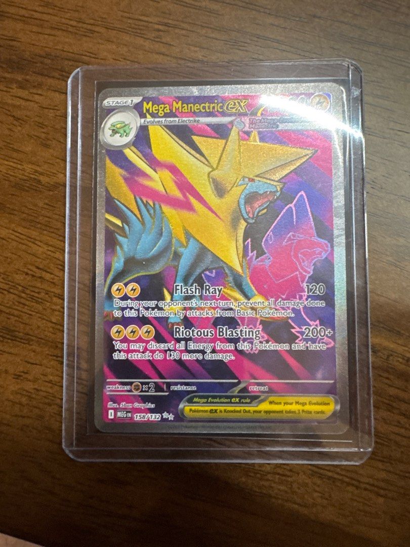 Mega Manectric EX Pokemon Card Mega Evolution, Hobbies & Toys, Toys ...