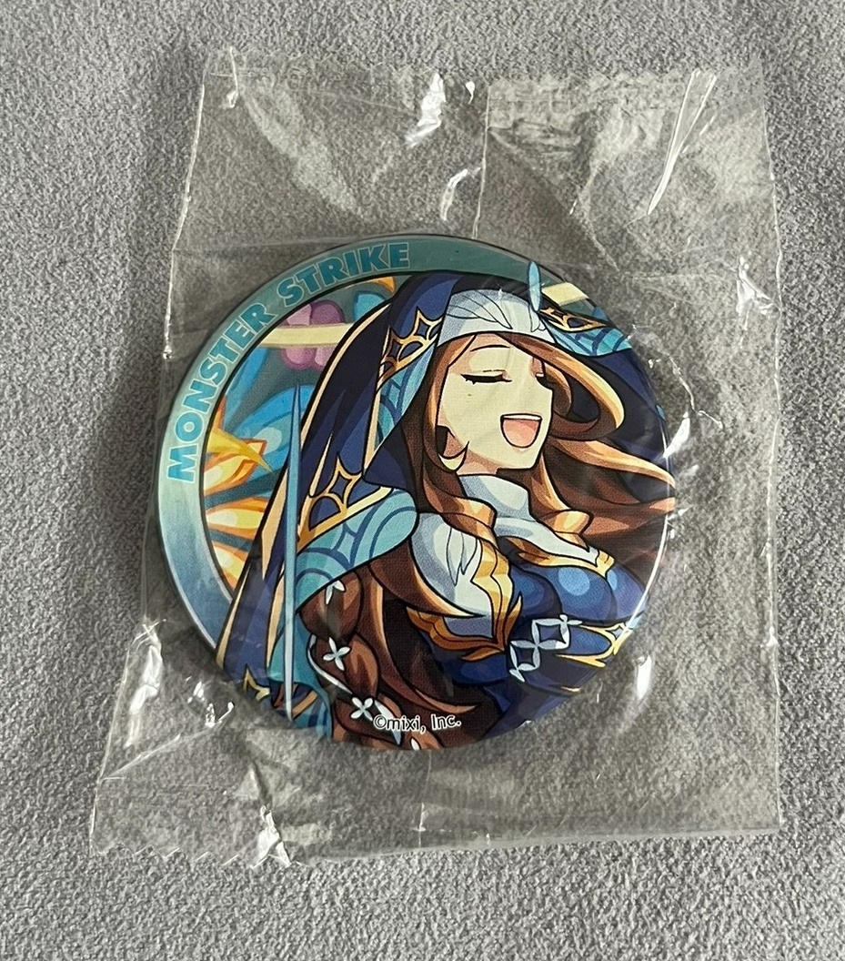 MIXI Monster Strike Can Badge Pin - PENITENT PRAYER GUINEVERE ...