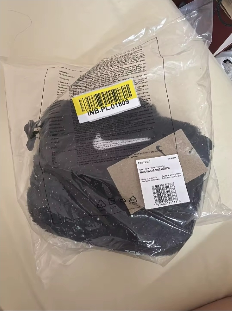 Nike Beg Silang Badan Bulu Tiruan Kanak-kanak Besar (1L) 0 - Hitam ...