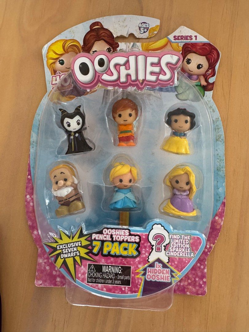 Disney Ooshies Pencil Toppers 7 Pack - Series 1, Hobbies & Toys, Toys ...