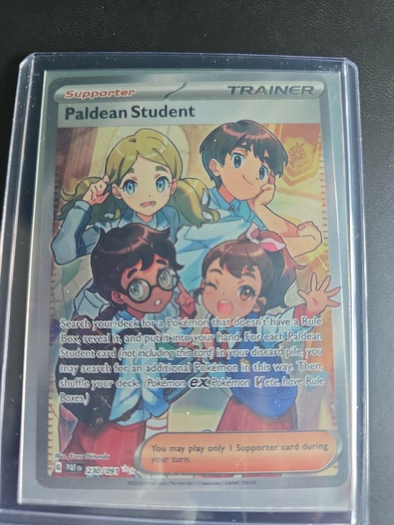 Paldean Student Trainer Card, Hobbies & Toys, Toys & Games on Carousell