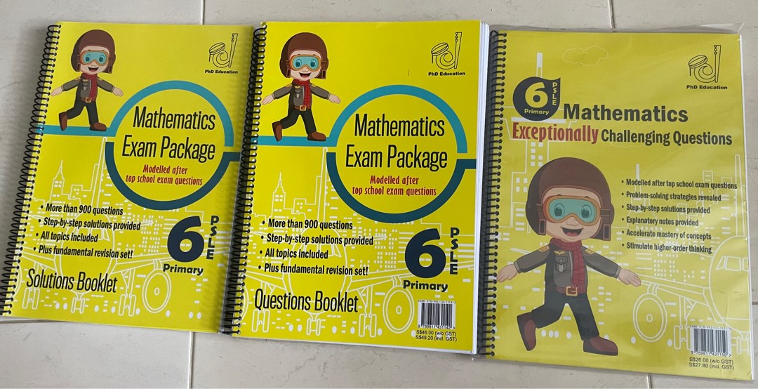 PhD Education PSLE Mathematics Exam Package & Mathematics Exceptionally ...
