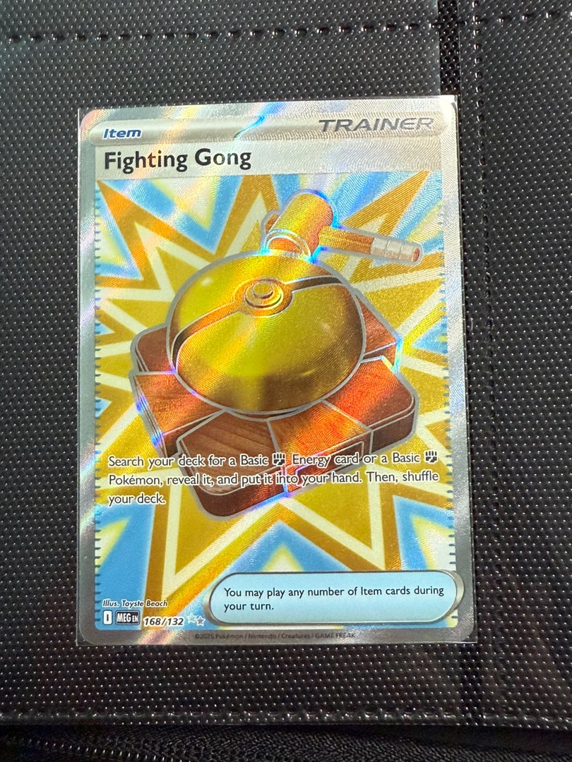 Pokemon Mega Evolutions Fighting Gong #168, Hobbies & Toys, Toys ...