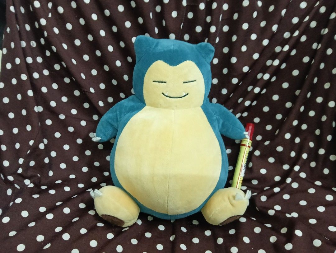 Pokemon Snorlax Plush Toy, Hobbies & Toys, Toys & Games on Carousell