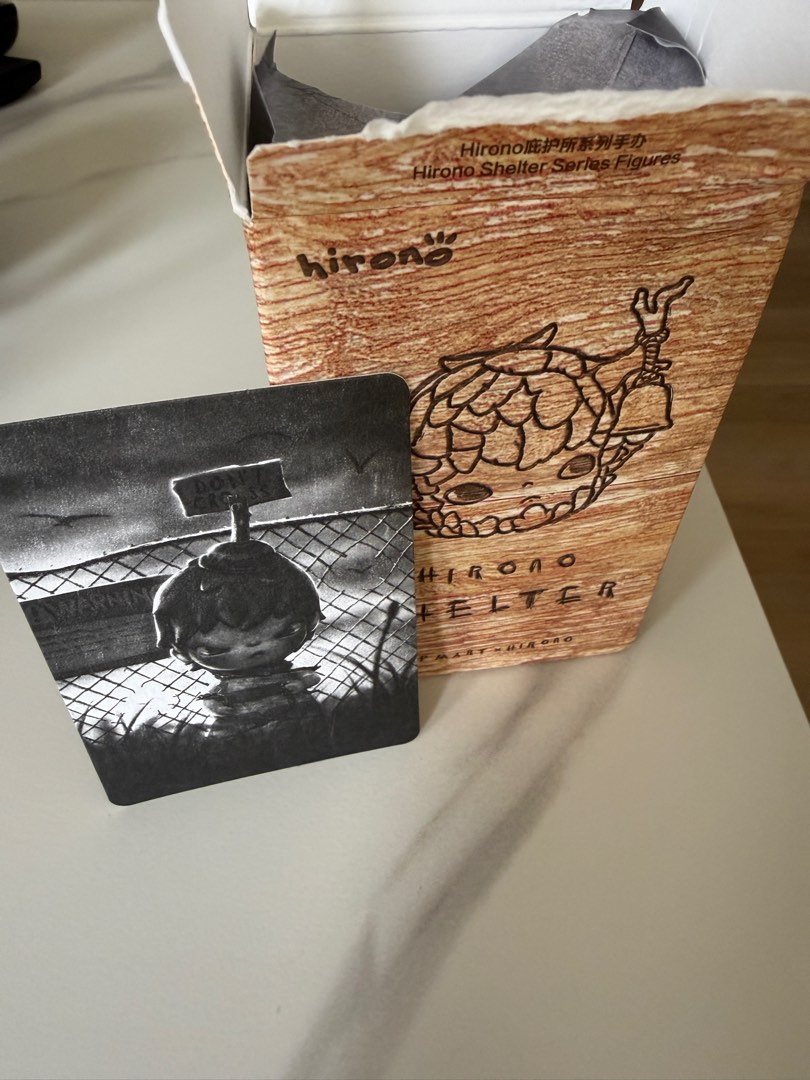 Popmart Hirono Shelter Traffic Cone, Hobbies & Toys, Toys & Games on ...