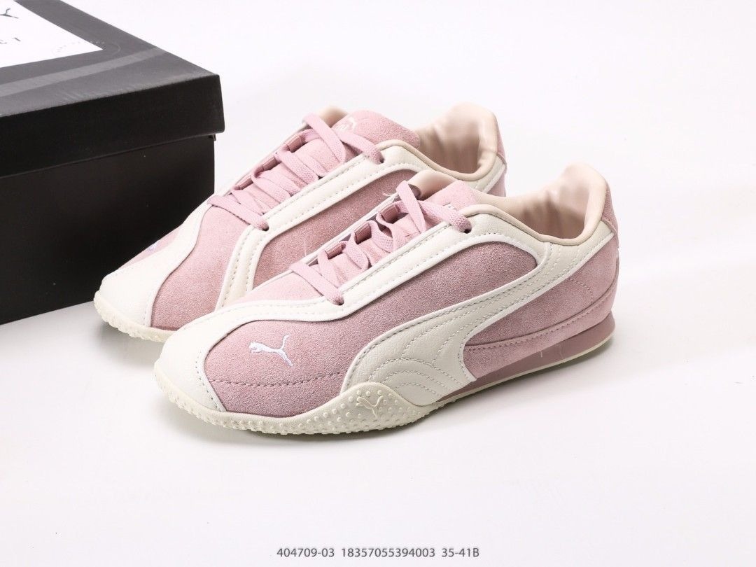 PUMA Bella V2 Leather Pink shoes, Women's Fashion, Footwear, Sneakers ...