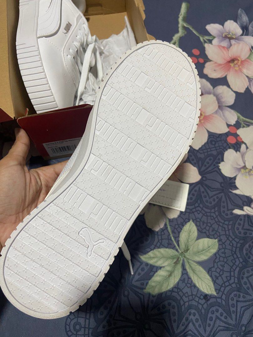 Puma white sneakers kasut puma original putih, Women's Fashion ...