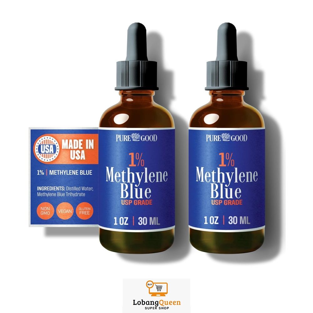 PureGood 2 Pack Methylene Blue 1% Solution (30 mL) – Pharmaceutical ...