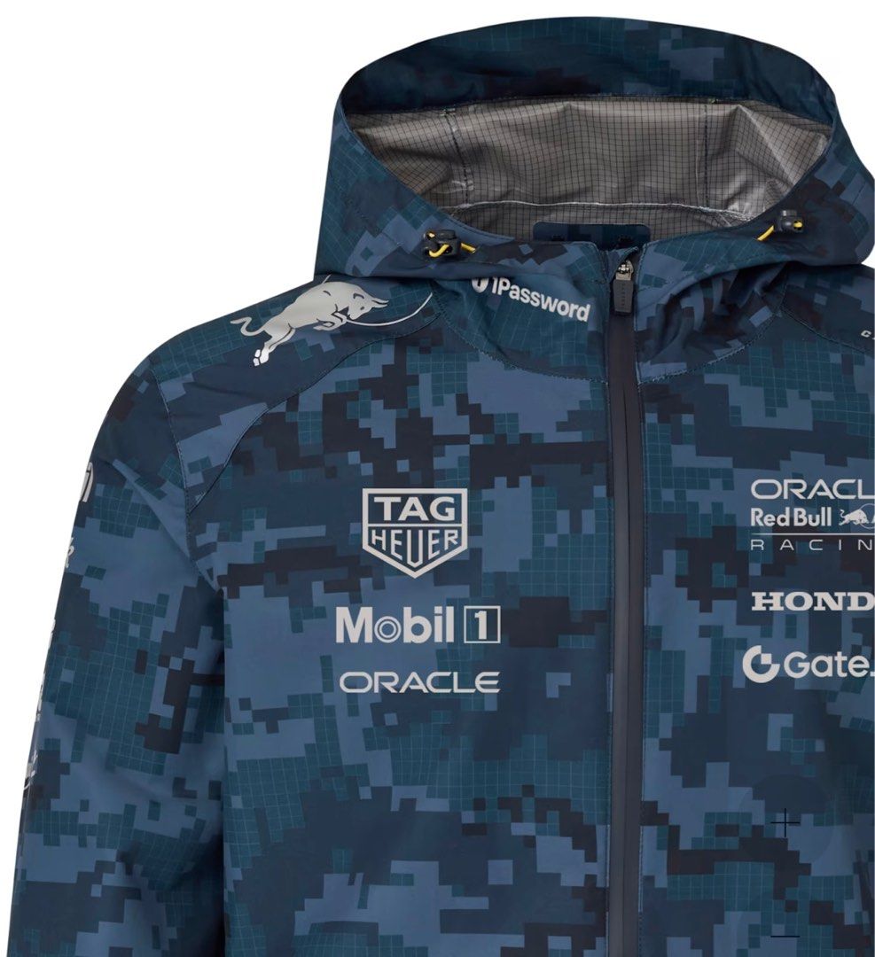 Red Bull racing x hyperbeast 2025 official Singapore GP Rain Jacket 紅牛一 ...