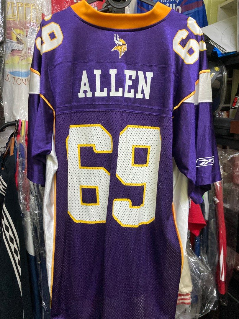 Reebok NFL Minnesota Vikings Allen #69 Jersey, Men's Fashion ...