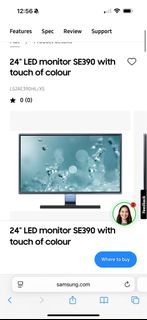 Samsung 27 Inch Curved LED Monitor + Monitor Arm, 電腦＆科技, 電腦周邊及配件, 電子屏幕 ...