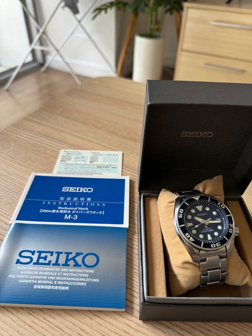 Seiko Prospex - Blue Sumo SBDC003-JDM, Men's Fashion, Watches ...