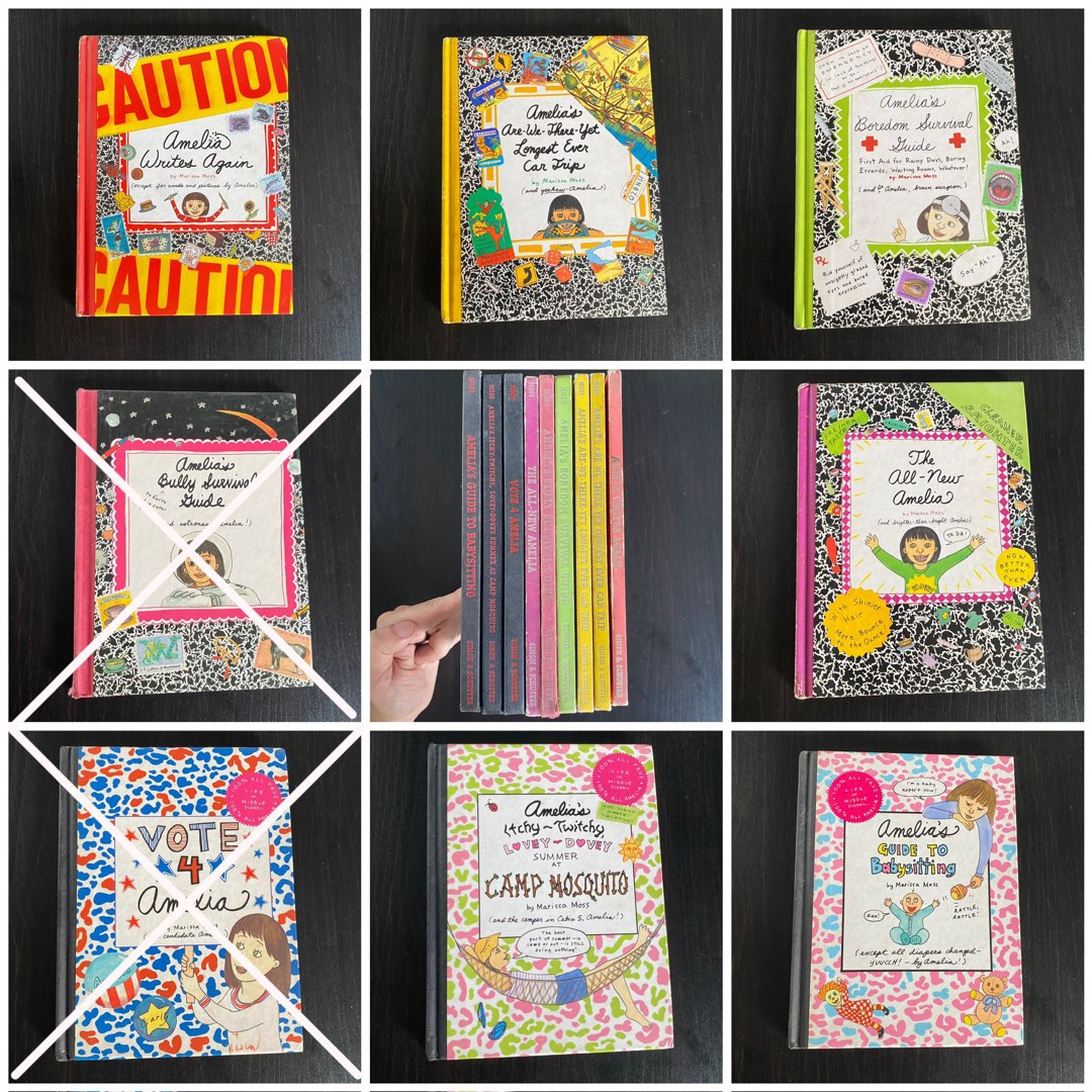 [SET PRICE] Amelia’s Notebook Series 6 Books by Marissa Moss, Hobbies ...