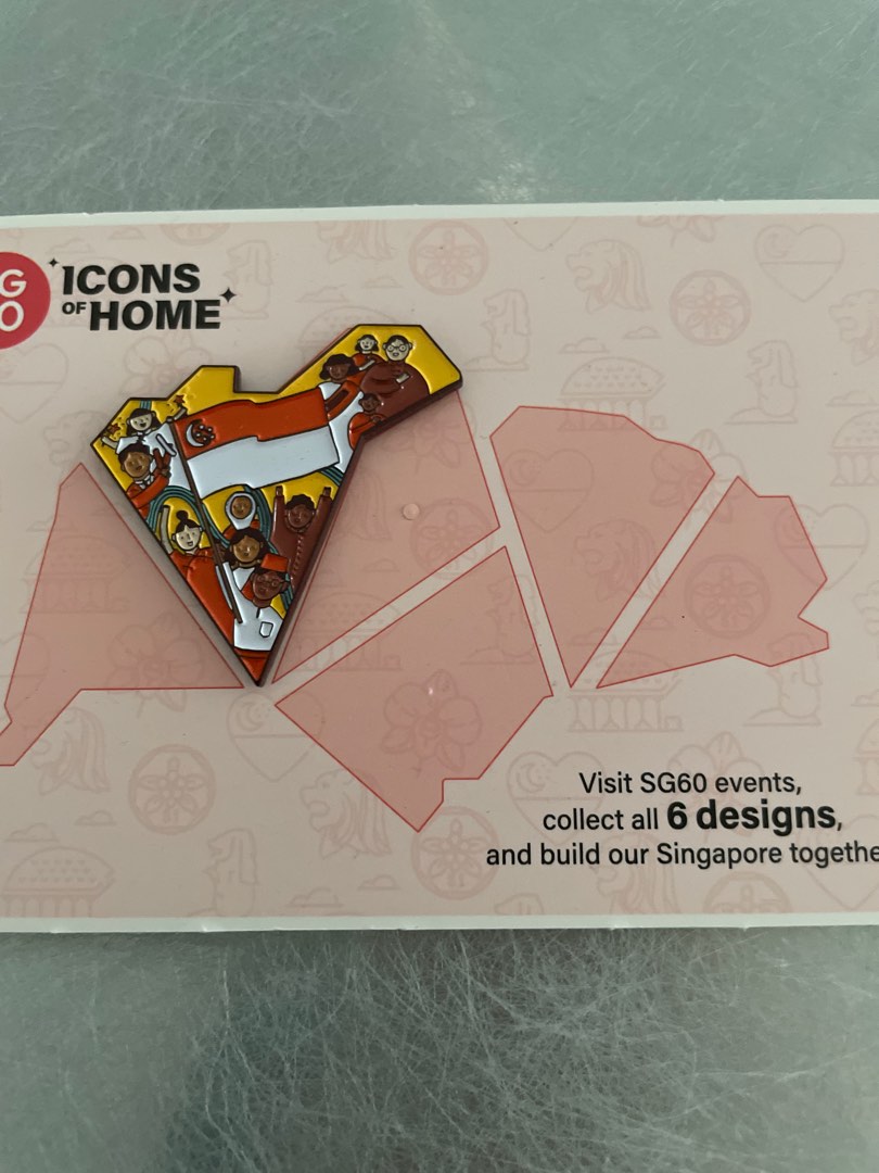 SG60 Icons of Home Pin, Hobbies & Toys, Memorabilia & Collectibles ...