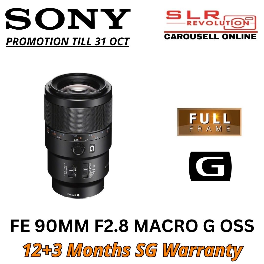 SONY FE 90MM F2.8 MACRO G OSS / sony 90mm g lens, Photography, Lens ...