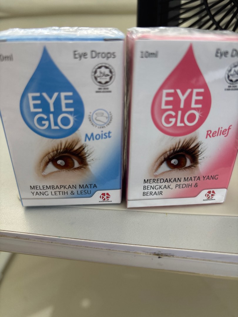 Total 2 box Eye Glo Eye Drops, Beauty & Personal Care, Vision Care on ...