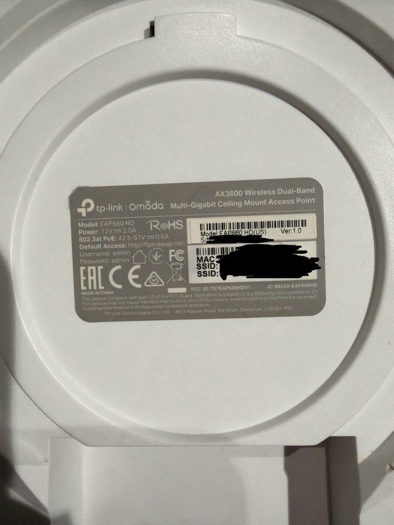 TP-Link Wireless Access Point EAP660HD, Computers & Tech, Parts ...