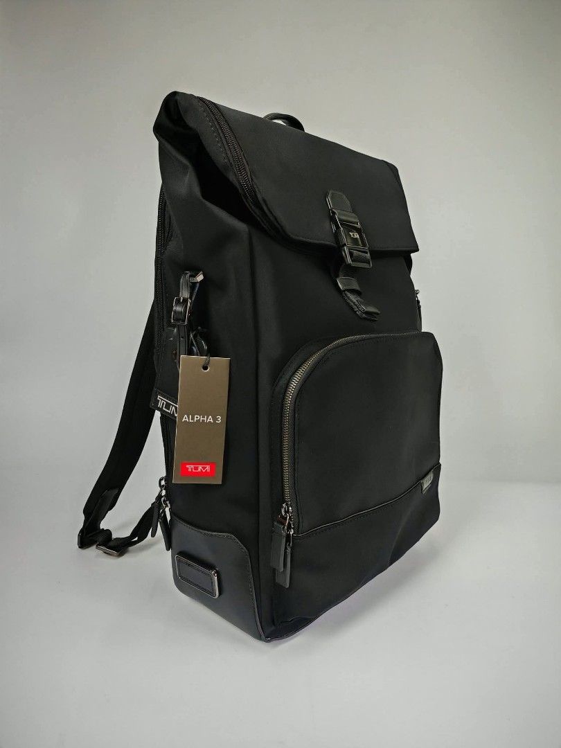 Tumi Alpha 3 Roll Top Backpack Laptop Bag, Men's Fashion, Bags ...