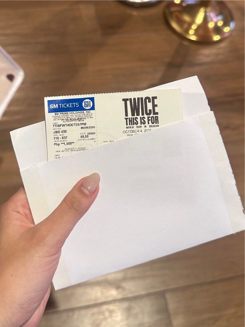 TWICE World Tour in Bulacan Ticket, Tickets & Vouchers, Event Tickets ...