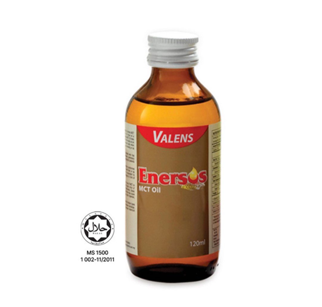 Valens Enersos MCT Oil 120ml, Health & Nutrition, Health Supplements ...