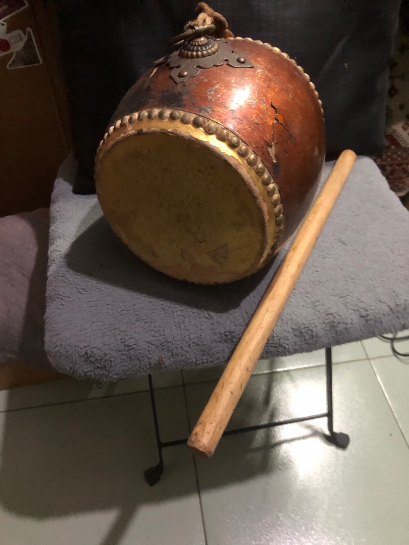 Very Old Taiko hand drum, Hobbies & Toys, Music & Media, Musical ...