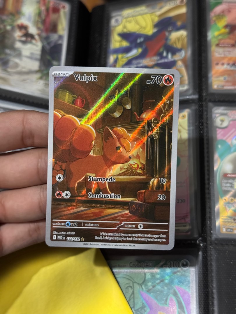 Vulpix Illustration Rare - Pokemon Mega Evolution IR, Hobbies & Toys ...