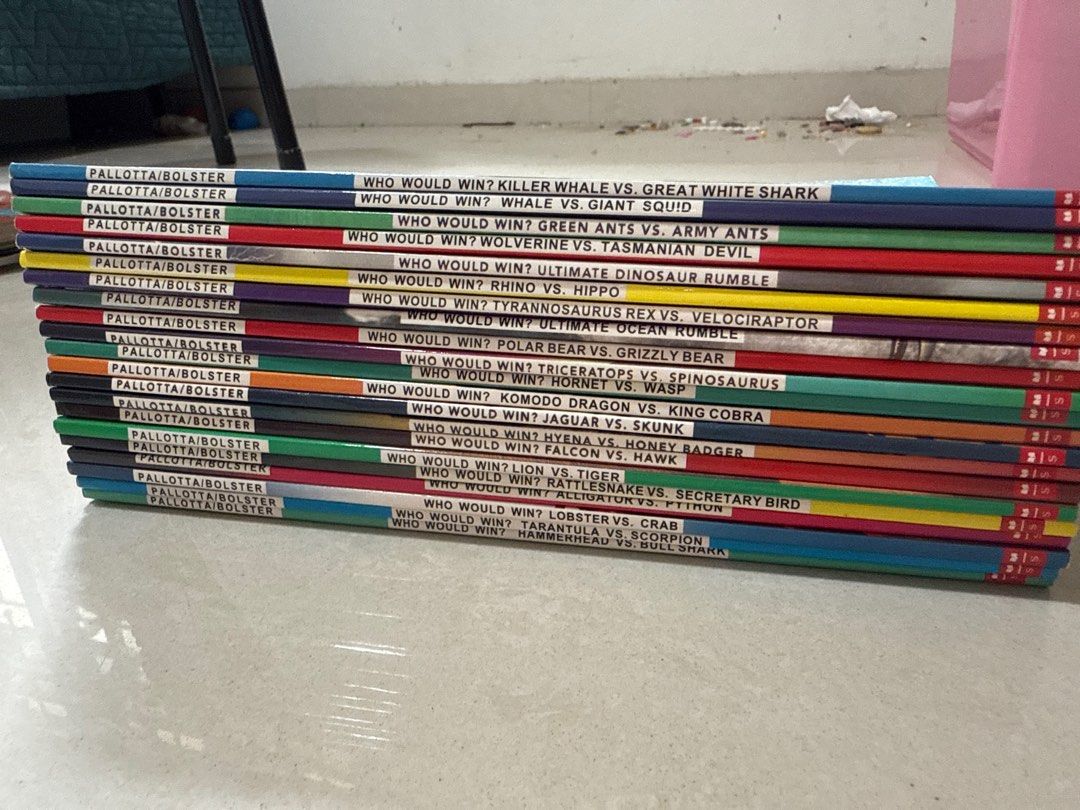 Who Would Win? Series Books - 20 Books, Hobbies & Toys, Books ...