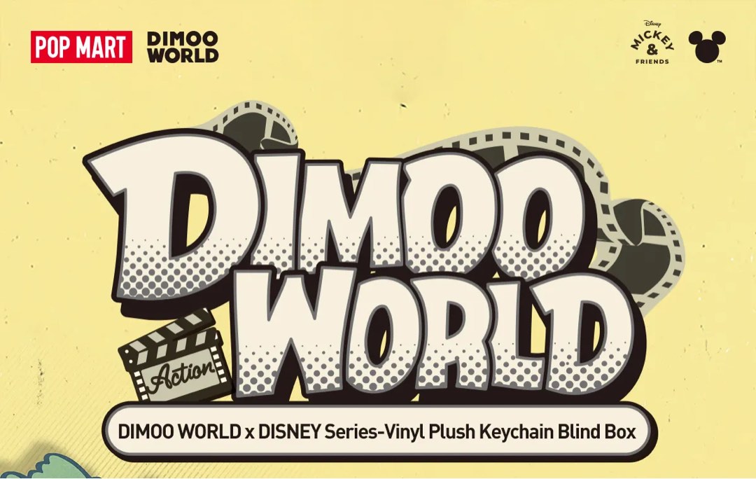 WTS DIMOO WORLD × DISNEY Series-Vinyl Plush Keychain Blind Box (Donald ...
