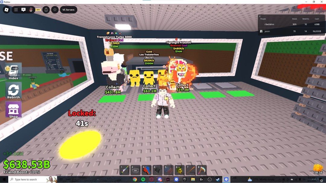 WTS Roblox Steal a Brainrot base, Video Gaming, Video Games, Others on ...