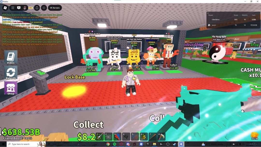 WTS Roblox Steal a Brainrot base, Video Gaming, Video Games, Others on ...