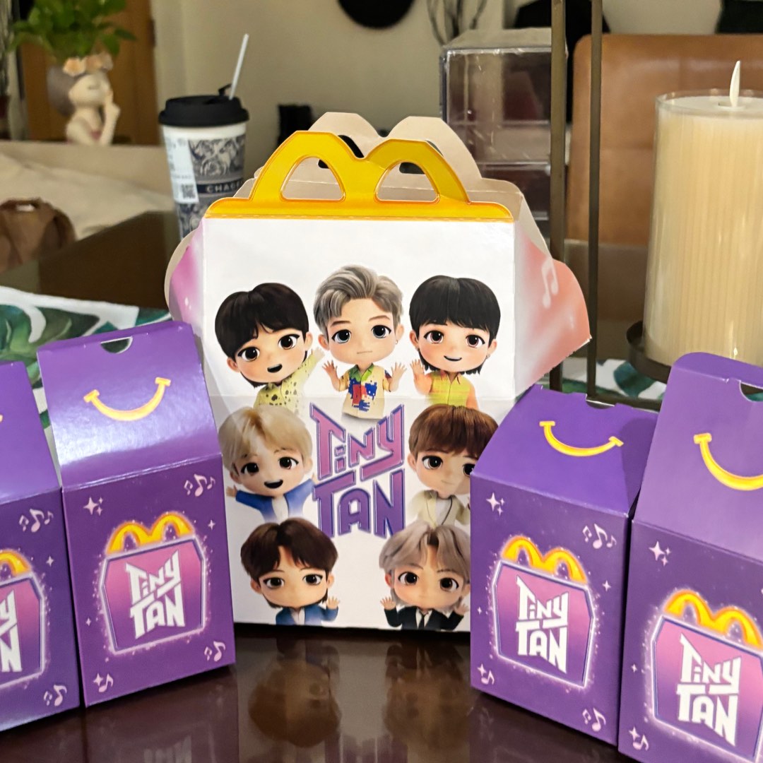 (ALL PENDING) McDonald's Tiny Tan Happy Meal Box Set, Hobbies & Toys ...