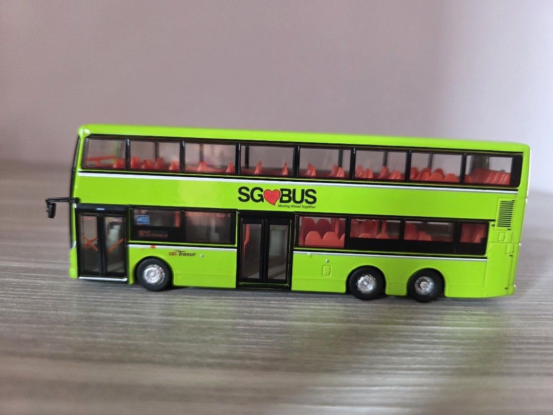 1:110 CDGE Singapore double decker bus (Service 197 / 513 Express ...