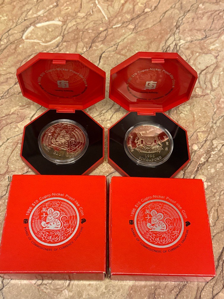 1996 Year Of the Rat Coin, Hobbies & Toys, Memorabilia & Collectibles ...