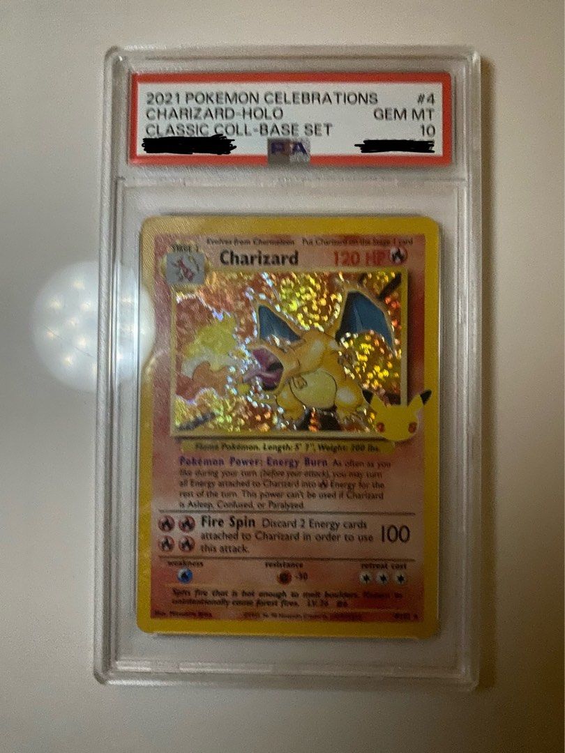 2021 Pokemon Celebrations Charizard Holo PSA 10 GEM MT, Hobbies & Toys ...